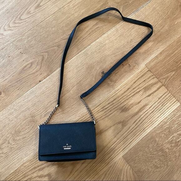 kate spade | Bags | Kate Spade New York Small Flap Crossbody Chain Bag ...